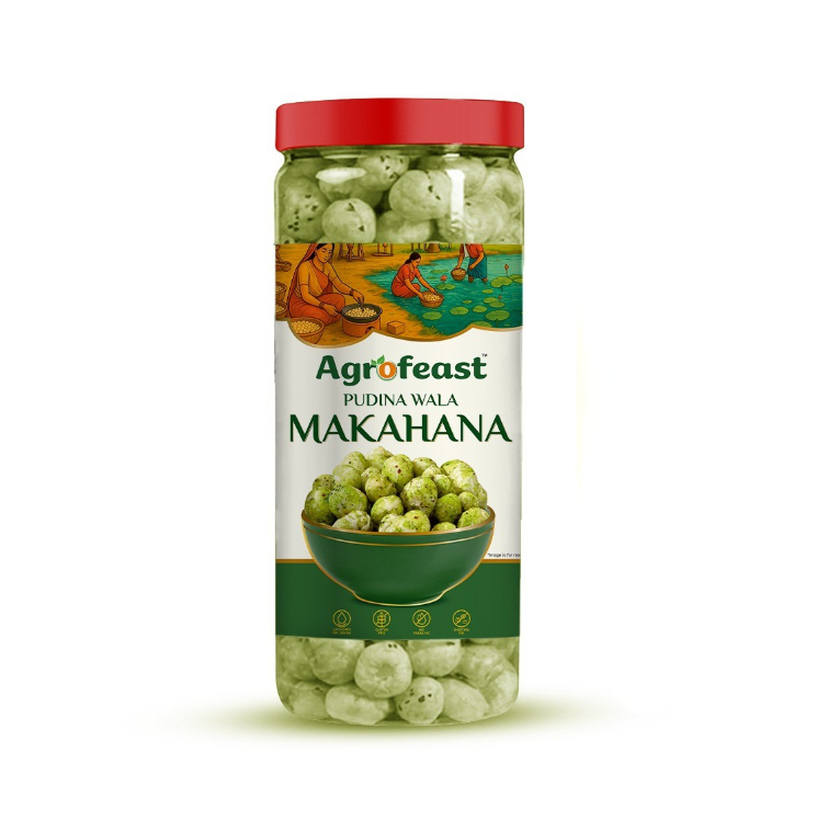 Makhana (Fox Nuts) | Healthy Roasted | Flavoured Snacks – agrofeast